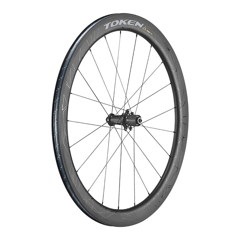 Token Road/Tri Carbon Wheelset | Ventous 36mm (Front) + Konax Pro 52mm (Rear) Rim Brake ...