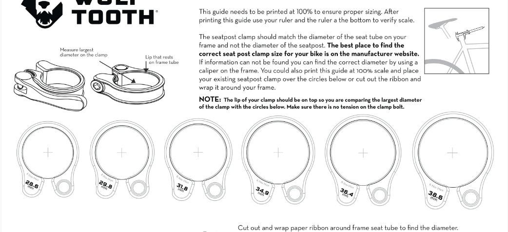 Seatpost Clamp Measurement Guide