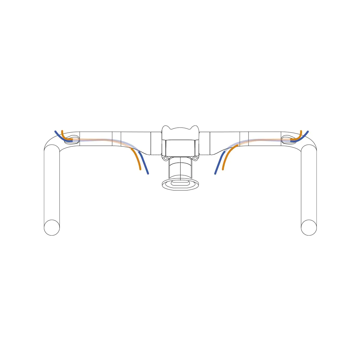 Deda Elementi Handlebars | Vinci Carbon, w/ Full Internal Cables ...