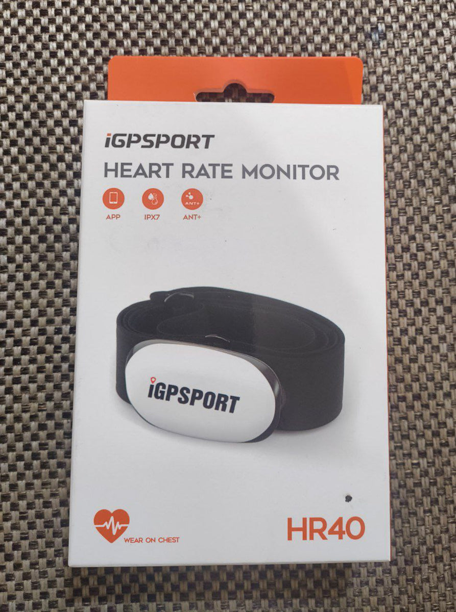IGP SPORT HR40 Heart Rate Monitor (HRM) - Bluetooth and ANT+ Sensor ...