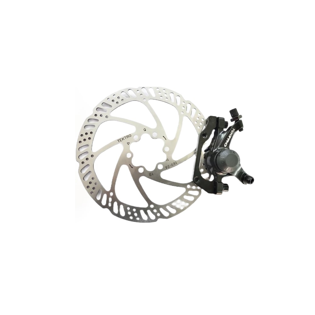 Tektro Mechanical Disc Brake Set | M280 Brake Caliper + Rotor 6-Bolt ...