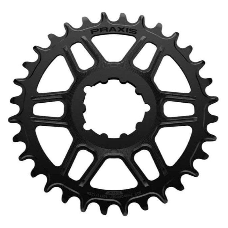 Praxis Chainrings | MTN DM-A 1x, 3-Bolt Wave Tech (3mm offset ...