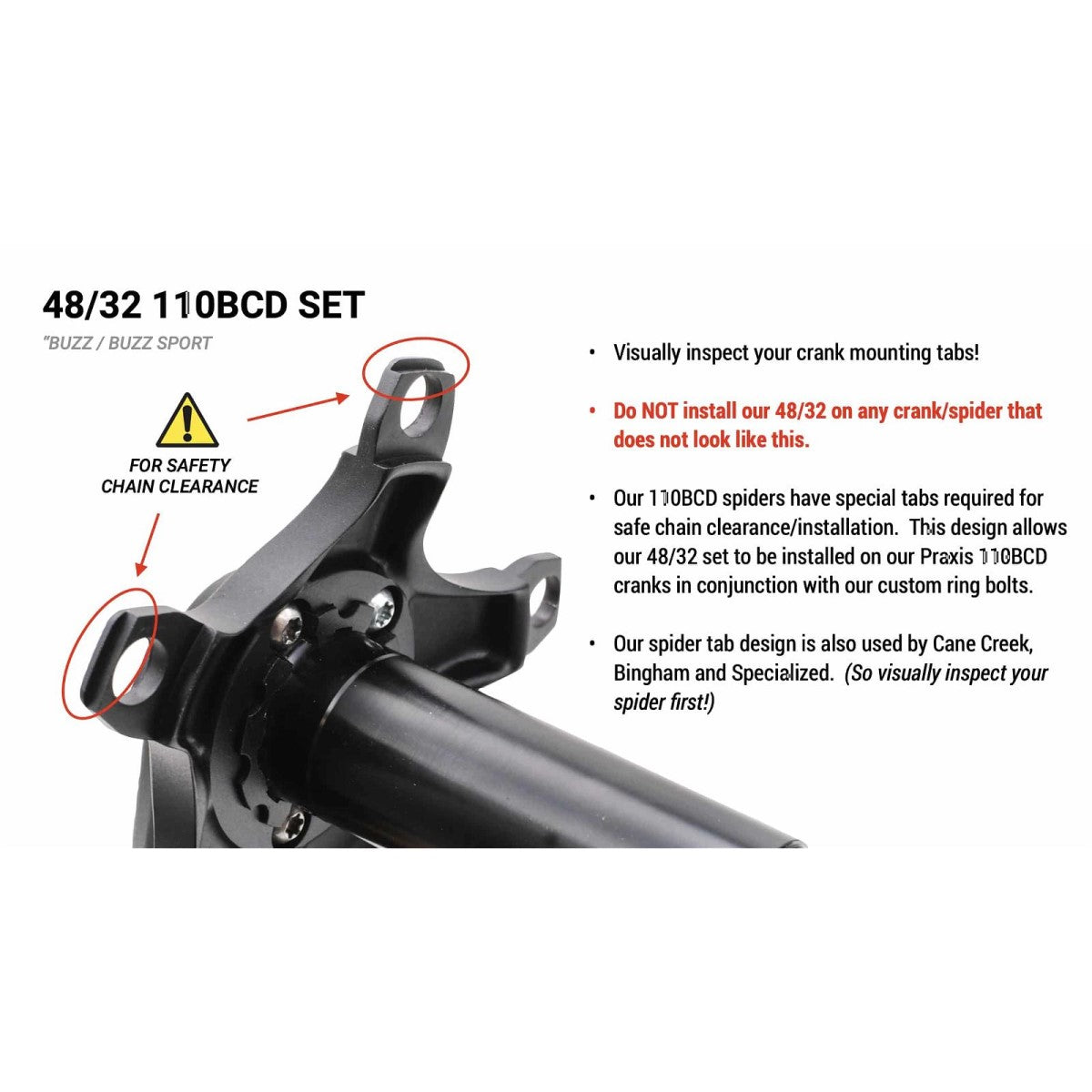 Praxis Road Chainrings | Buzz Sport, 10/11/12-Speed | Cycling Boutique