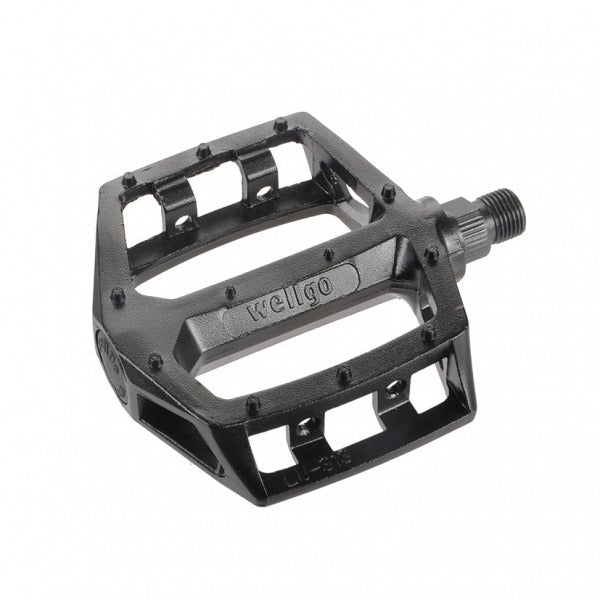 Wellgo Flat Platform Pedals | LU-313, Alloy | Cycling Boutique