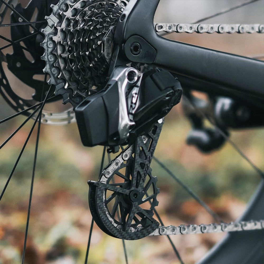 Nova Ride Derailleur Pulley | Carbon Ceramic Derailleur SRAM AXS Red ...