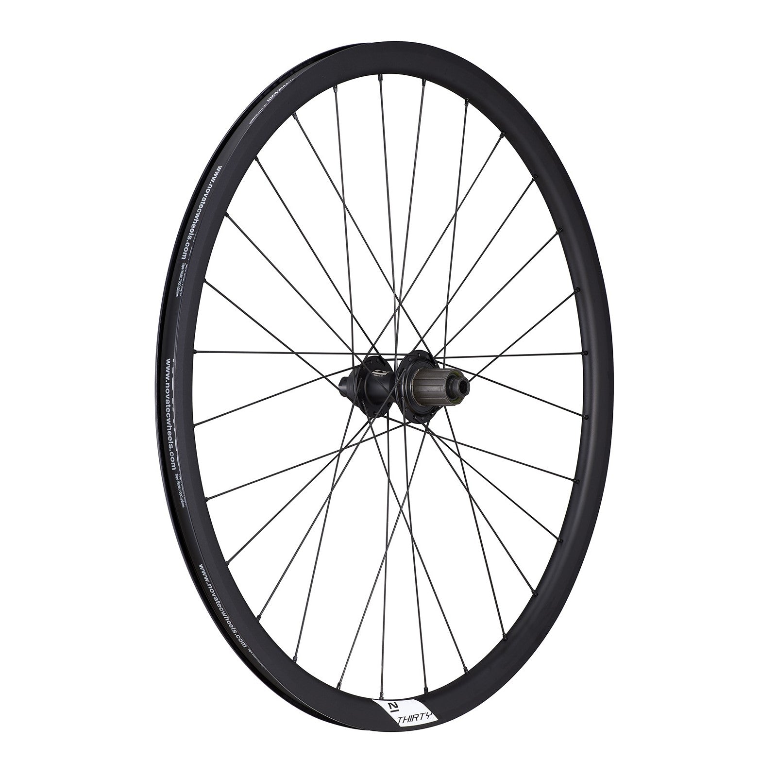 Novatec Road Disc Wheelset, 700c | Clincher, 30mm Rims, Alloy, Center ...