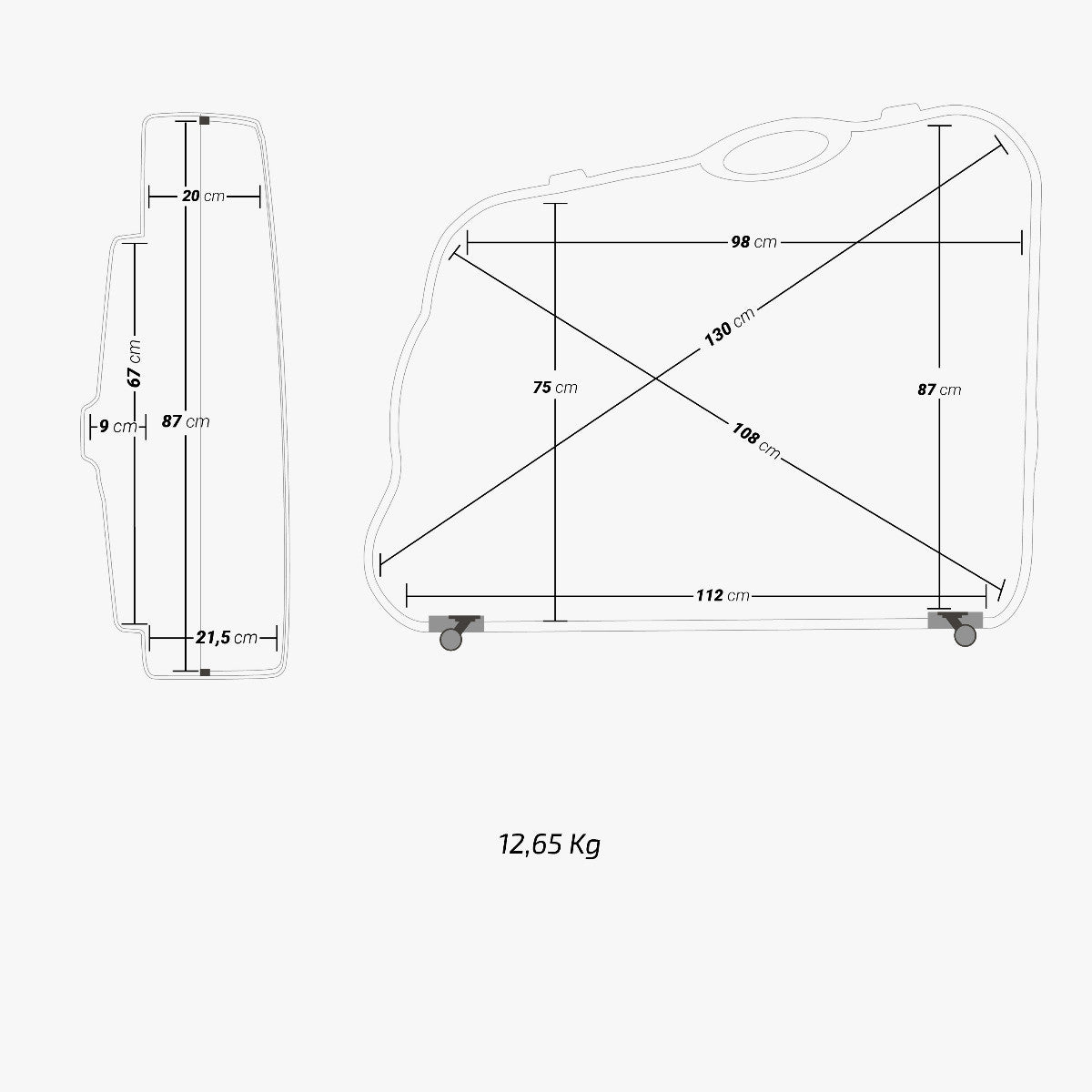 Scicon Road Bike Transport Bag | Aerotech Evolution Bike Travel Case ...