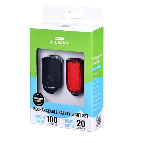 D-Light Light Combo | Front-100 Lumens & Rear-20 Lumens | CG-217PR ...