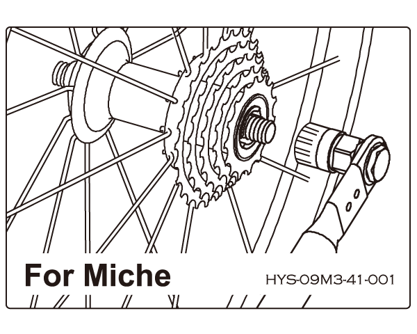 IceToolz Cassette Removal Tool, Miche Lockring Tool | 09M3