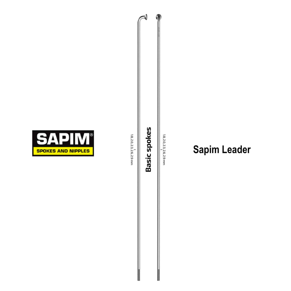 Sapim Spokes | Leader - Basic | Cycling Boutique