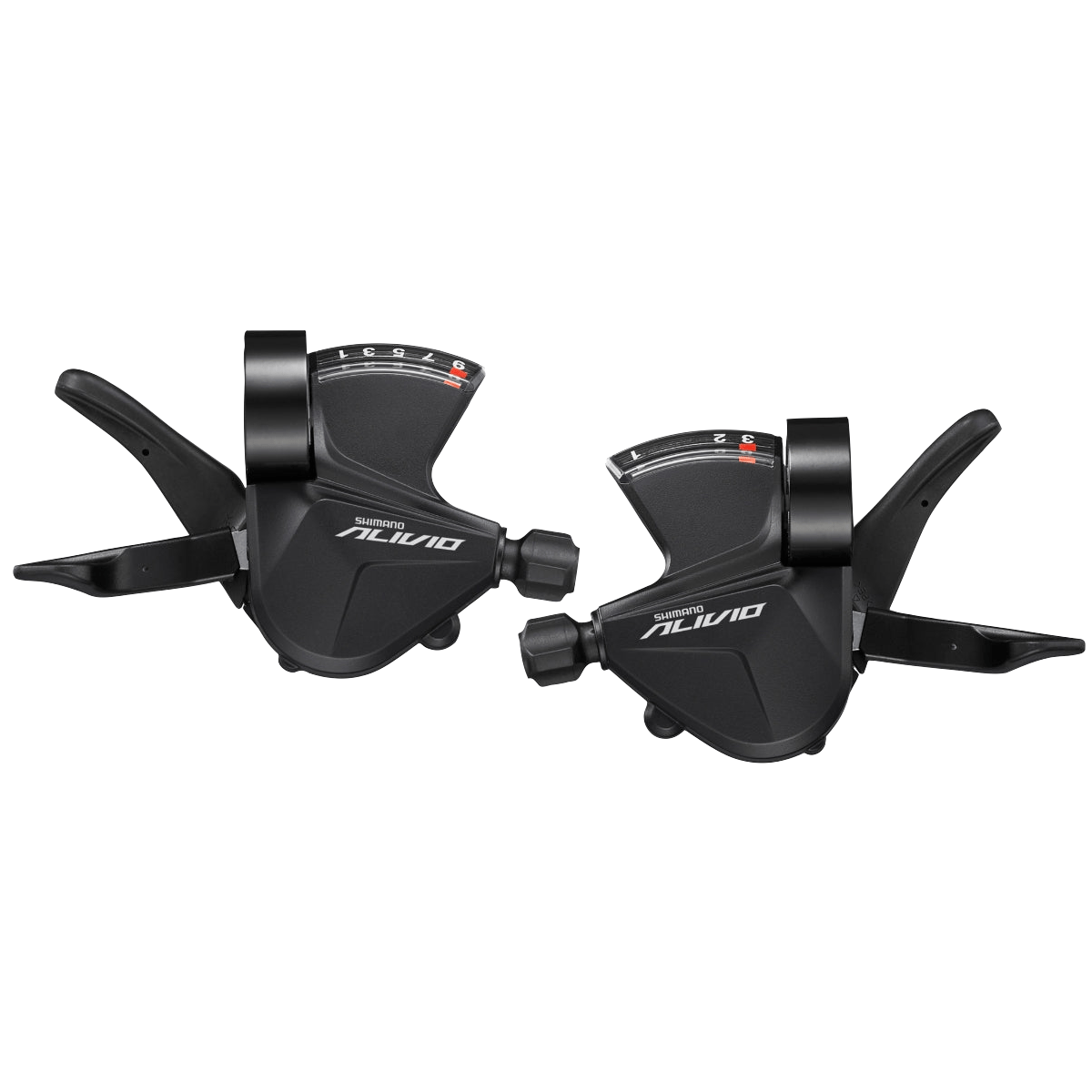 Shimano Shifters | Alivio SL-M3100, 3x9-Speed, Rapidfire Plus, w ...