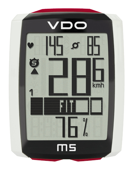 VDO Cyclocomputer | M5 Wireless w/ optional heart rate and cadence ...