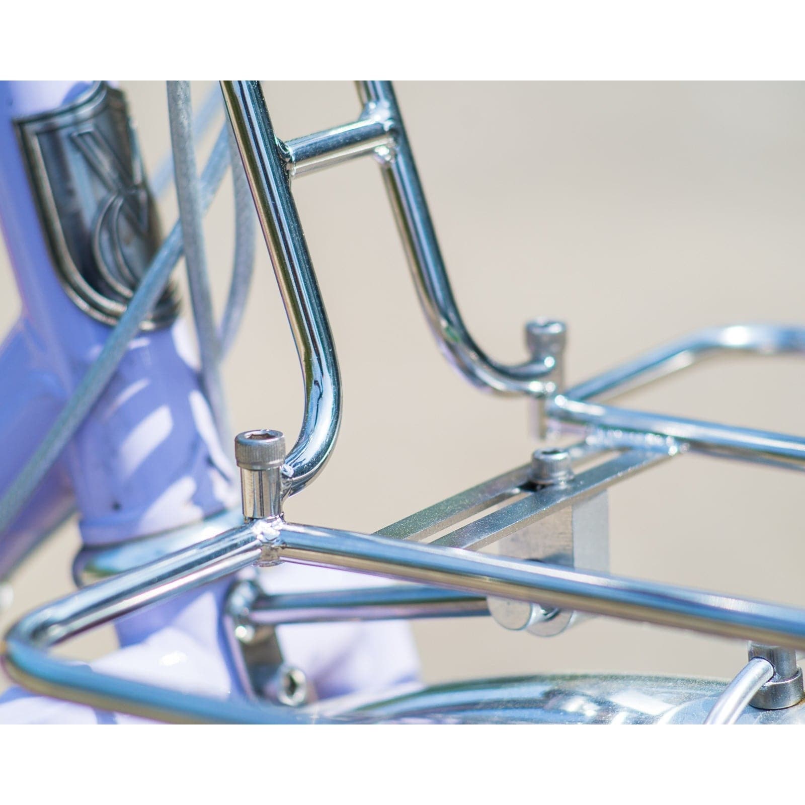 Velo Orange Front Pannier Rack | Flat Pack Rack, Silver | Cycling Boutique