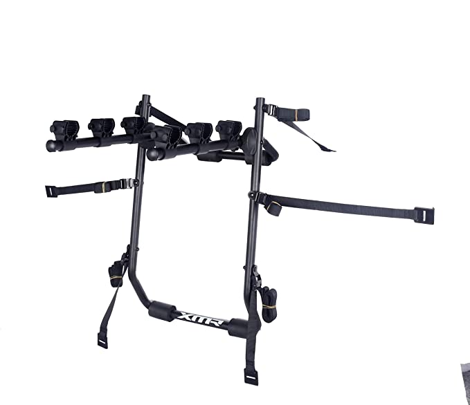 XMR Trunk Bike Rack | 3 Bikes Cycling Carrier, Black (BC-6422-3K ...