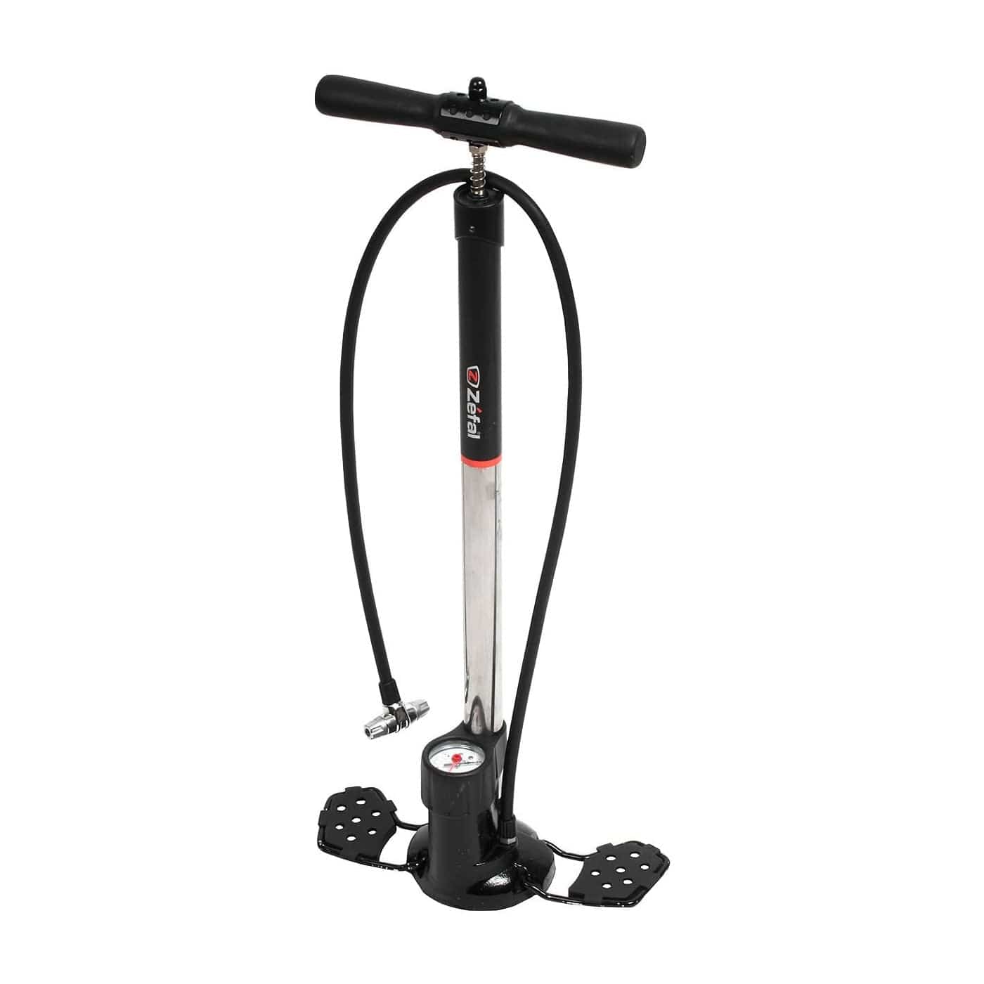 Zefal Floor Pump | Husky Z-Twin, w/ PSI/Bar Gauge 230PSI | Cycling Boutique